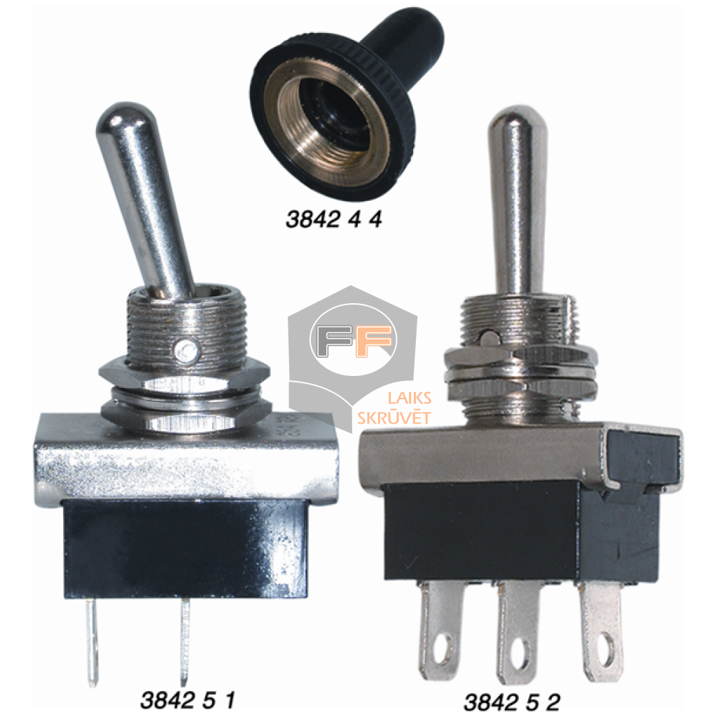 Toggle Switch with Blade Terminals - ForceFix
