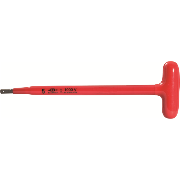 VDE pin spanner, T-handle, 2-way insulation - ForceFix