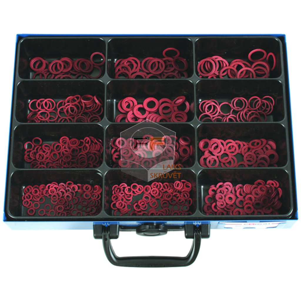 Sealing Rings DIN 7603 A, Vulcanized Fibre, Ass. - ForceFix