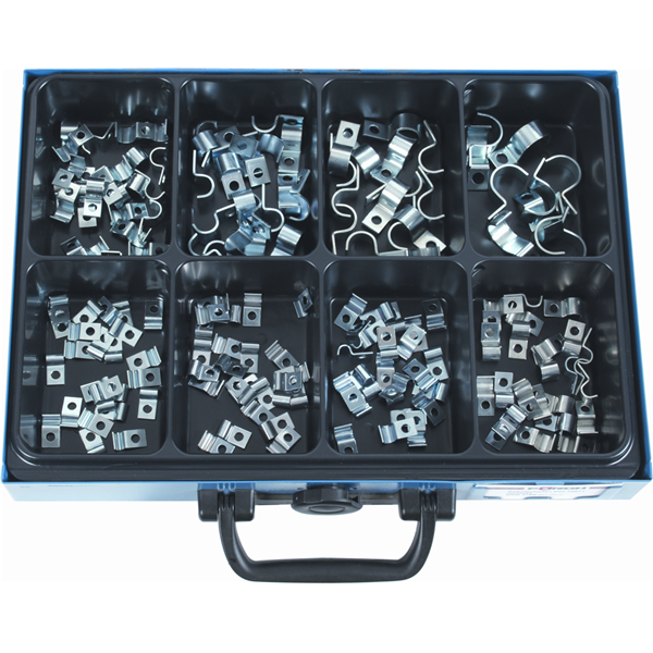 Steel Cable Clips DIN 72571, Galvanised - ForceFix