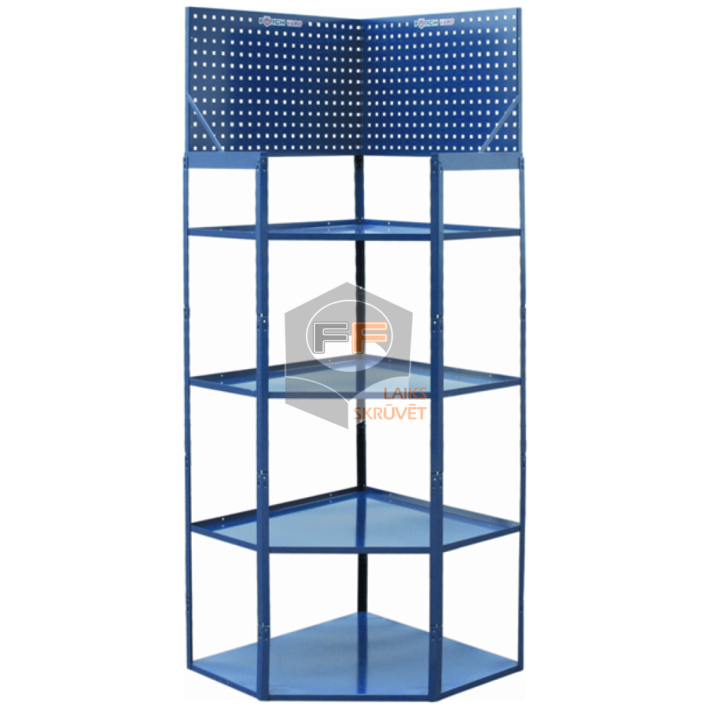 VARO Corner Rack with Perforated Panel - ForceFix