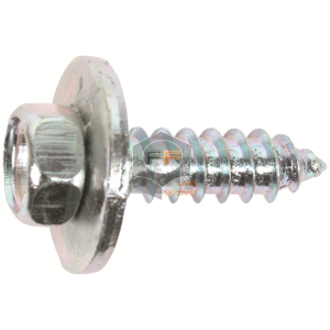 Sheet Metal Screw with Washer, Galvanized Steel - ForceFix